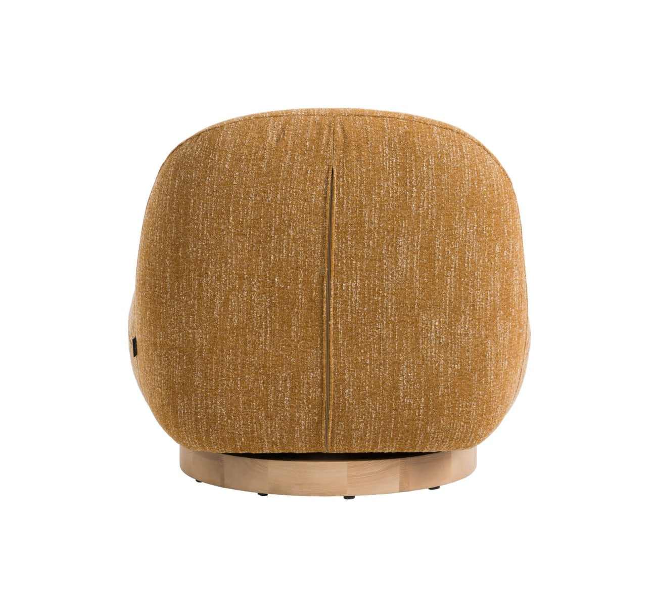 Renee - Modern Mustard Fabric Swivel Accent Chair – Modern Contempo