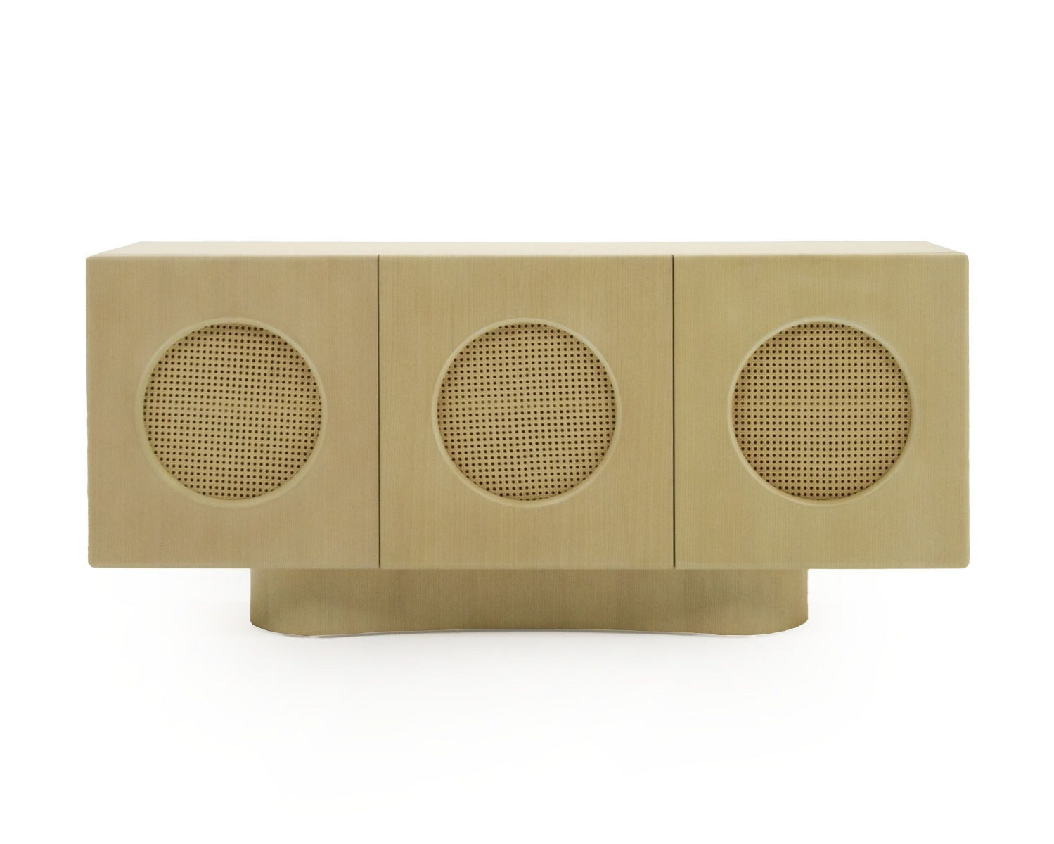 Tokyo Modern Natural Ash + Rattan Buffet – Modern Contempo