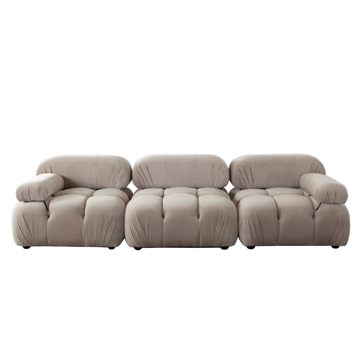 Pulse 3PC Sofa Velvet | Modern Sofa for Living Room – Modern Contempo
