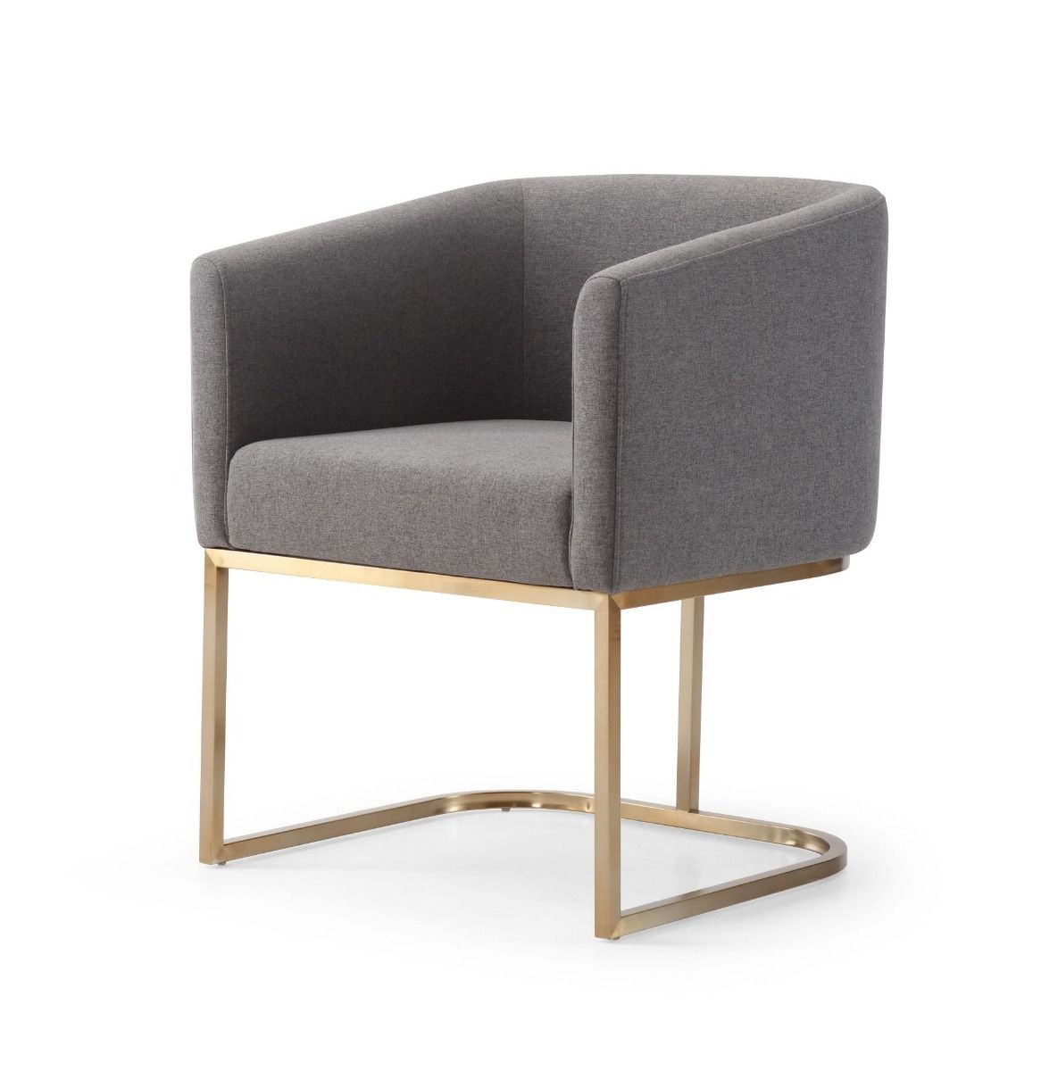 Yara Modern Dark Grey Fabric Dining Chair | Modern Dining Chairs ...
